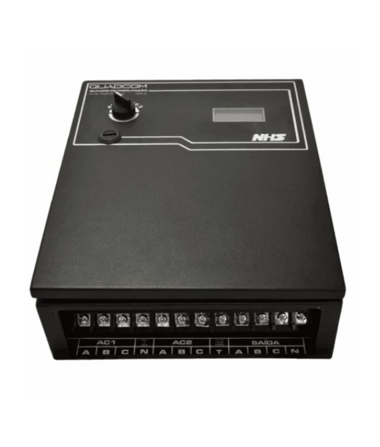 Quadro de Comutação Automático QuadCom Trifásico 55A - NobreakES ...